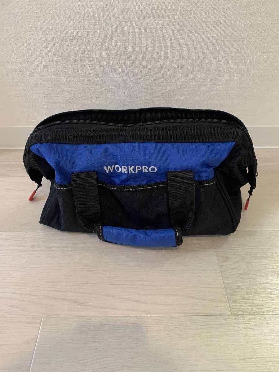 WORKPRO ツールバッグ 工具差し入れ 道具袋 工具バッグ 大口収納 600Dオックスフォード ワイドオープン 幅33cm(ツールバッグ)｜売買されたオークション情報、yahooの商品情報 ...