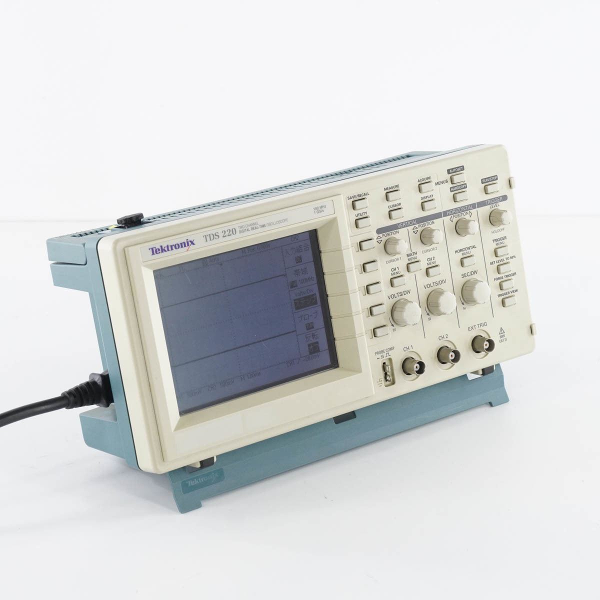 DW 8日保証 TDS 220 TDS220 Tektronix DIGITAL REAL-TIME OSCILLOSCOPE 100MHz ...