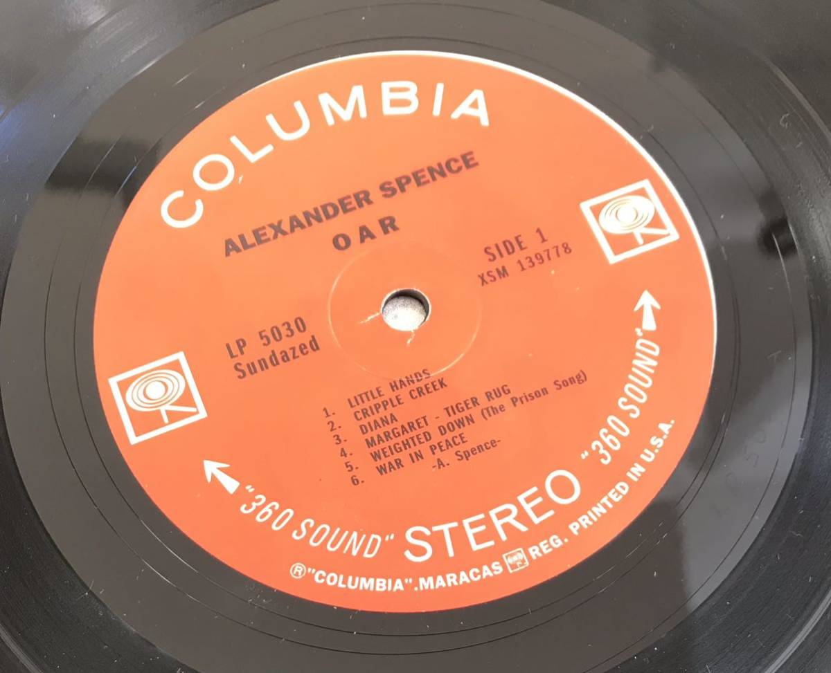 ALEXANDER SPENCE アレクサンダー スペンス OAR / 1LP / 1969 US Acid Folk / Acid ...