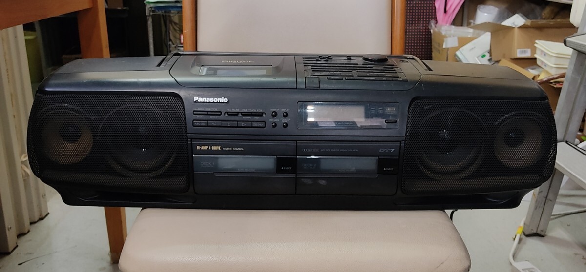 Panasonic ポータブルCDラジカセ バブルラジカセ 品番RX-DT7 通電確認OK(ラジカセ)｜売買されたオークション情報、yahoo ...