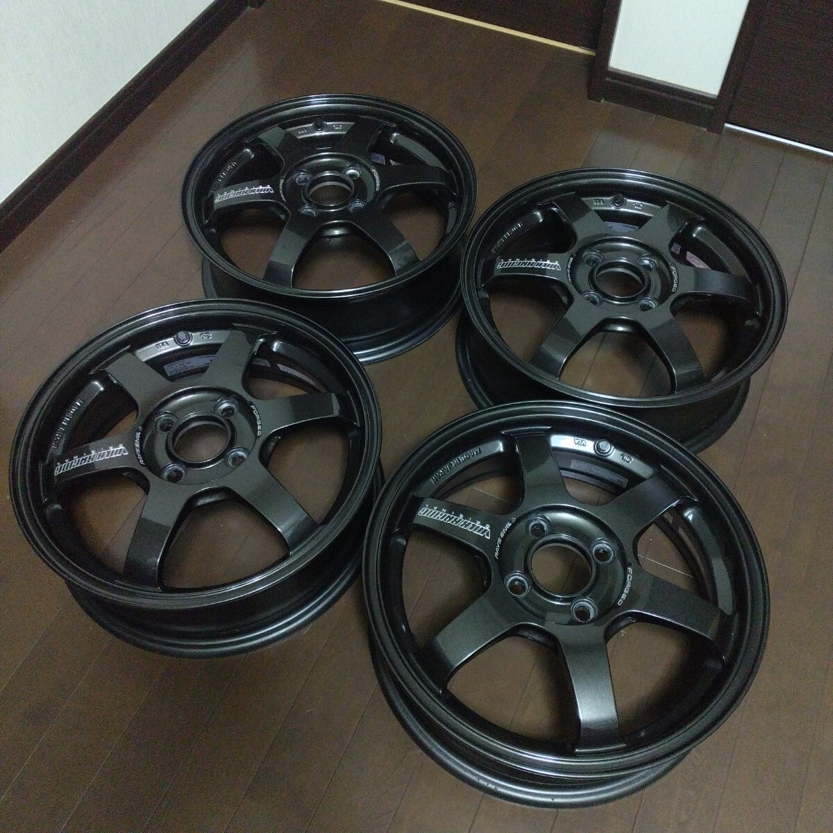 RAYS TE37 SONIC 15×5J +45 4H PCD100 カラー MM 軽量 鍛造 ガリ傷なし(社外品)｜売買されたオークション ...