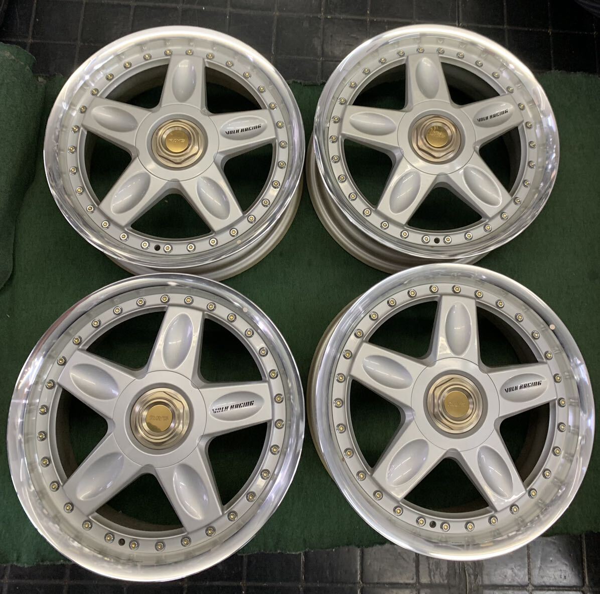 レイズ ボルクレーシング グループC CVプロRAYS VOLK GROUP CV PRO 当時物 旧車 3ピース 鍛造 7-16 8-16 ...