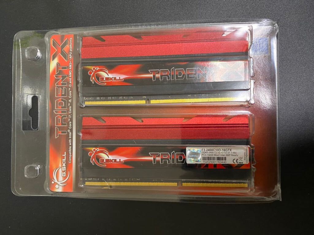 DDR3-2400C 8GB×2枚 16GB G.Skill TRIDENT F3-2400C10D-16GTX PC3-19200 デスクトップ用メモリ 箱付き(8GB)｜売買された ...