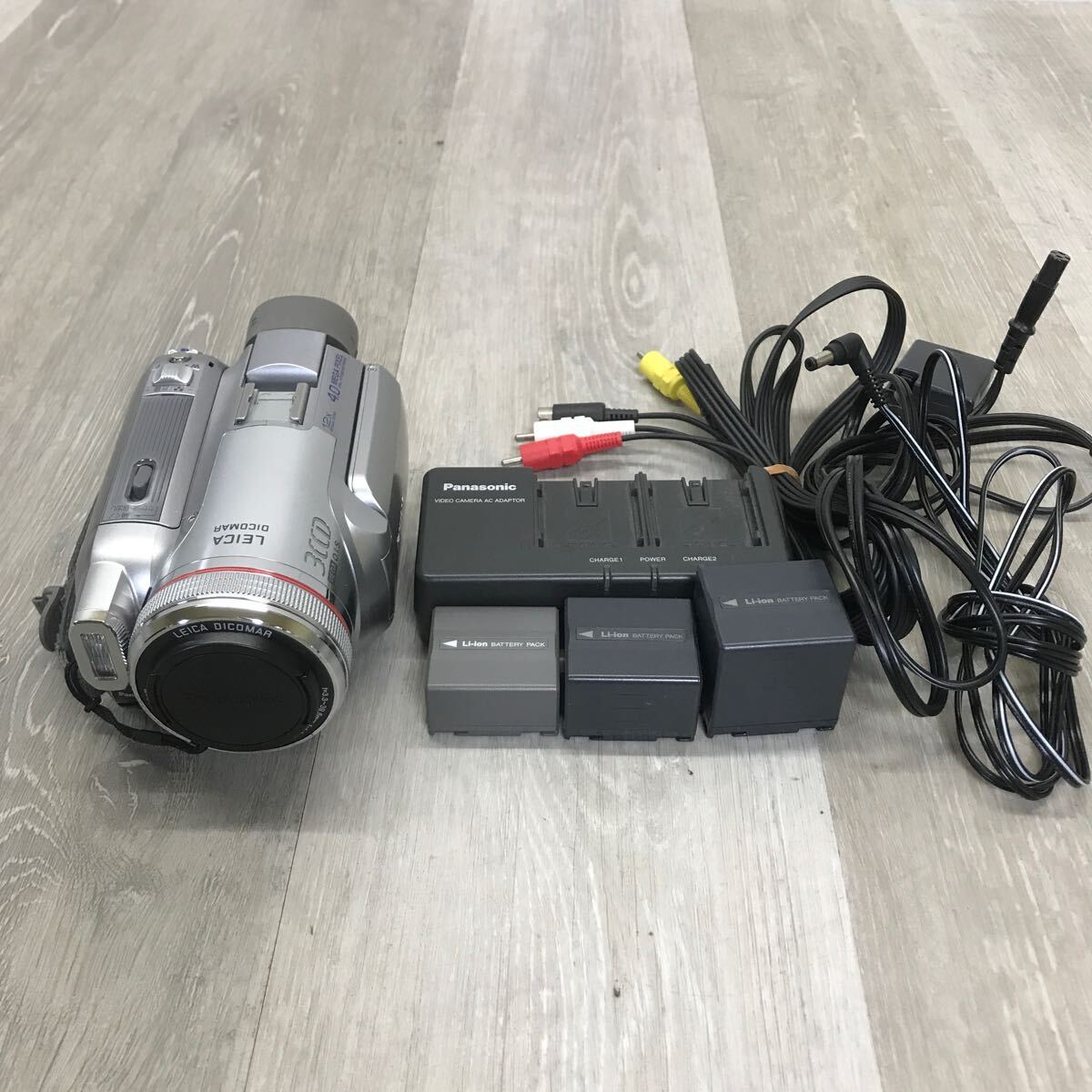 355 パナソニック Panasonic NV-GS500 MiniDVビデオカメラ デジタルビデオカメラ LEICA 3CCD バッテリー ...