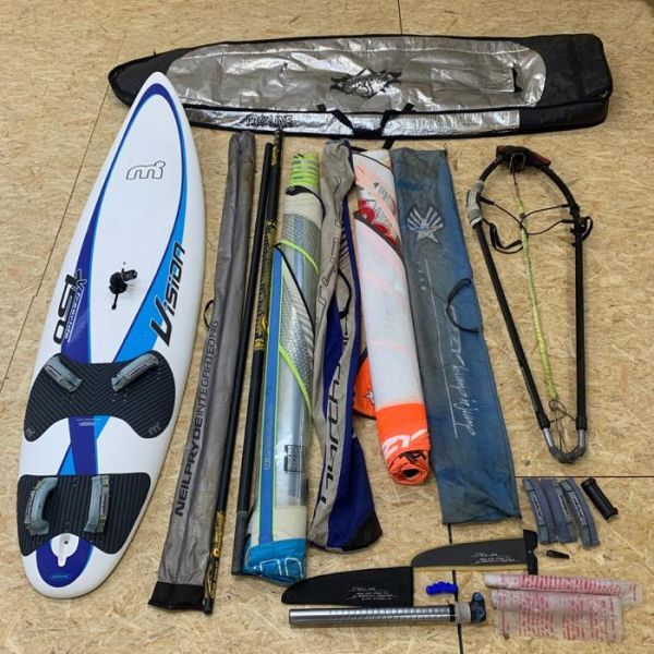 引き取り限定 mistral ミストラル Vision VOLUME 150L ウィンドサーフィンセット 長さ 約280cm マリンスポーツ ...