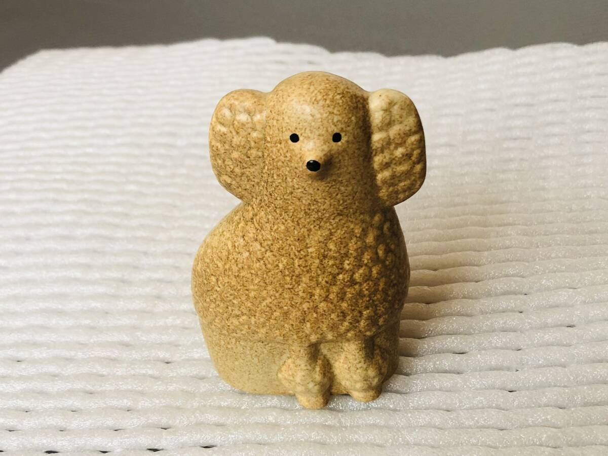 LISA LARSON Kennel Poodle リサラーソン プードル 犬 置物 北欧インテリア 陶器(アラビア)｜売買されたオークション ...