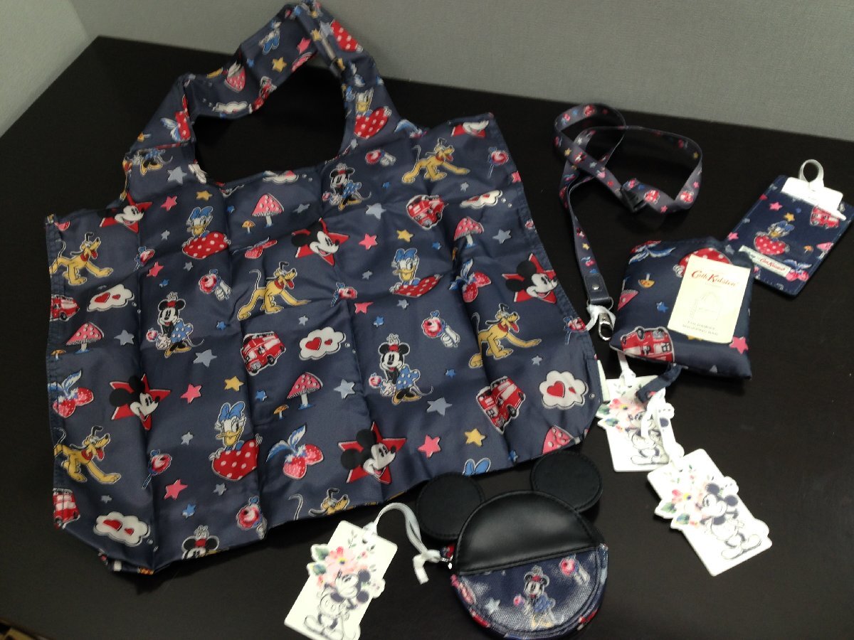 ディズニー Cath kidson キャスキッドソンコラボ 4点 エコバッグ パスケース ストラップほか 2X55 60(その他)｜売買された ...