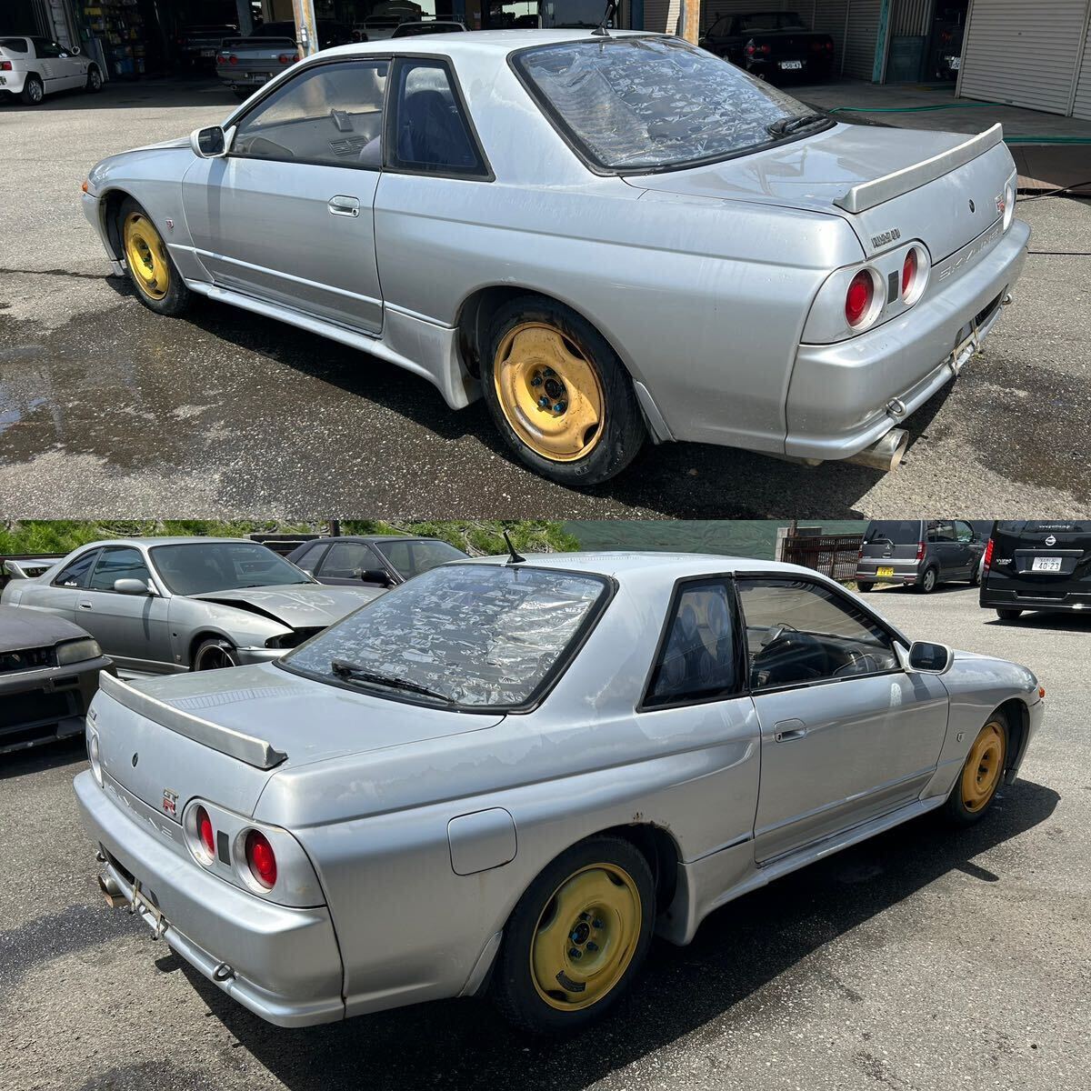 日産 BNR32 スカイライン GTR V.spec 一時抹消 書類付 平成5年式 KLO エンジン ミッション有(日産)｜売買された ...