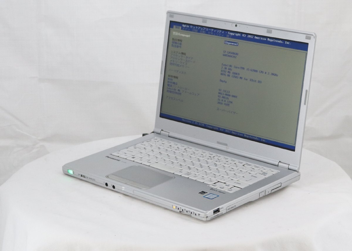 Panasonic CF-LX5HD6KU Let's note Core i5 6200U 2.30GHz 8GB 現状品(14インチ以上 ...