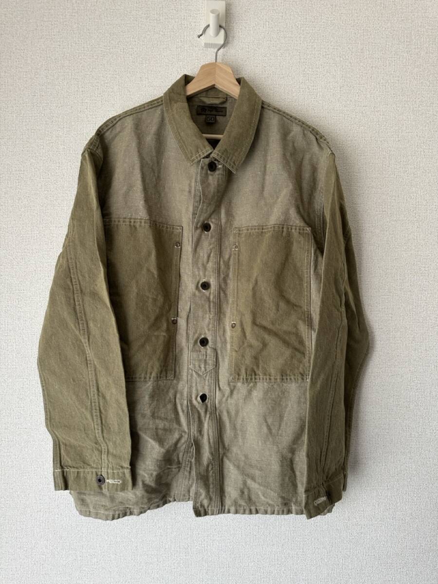 Nigel Cabourn Main Line UTILITY JACKET MIX GREEN SIZE 50 2021SS(Lサイズ ...