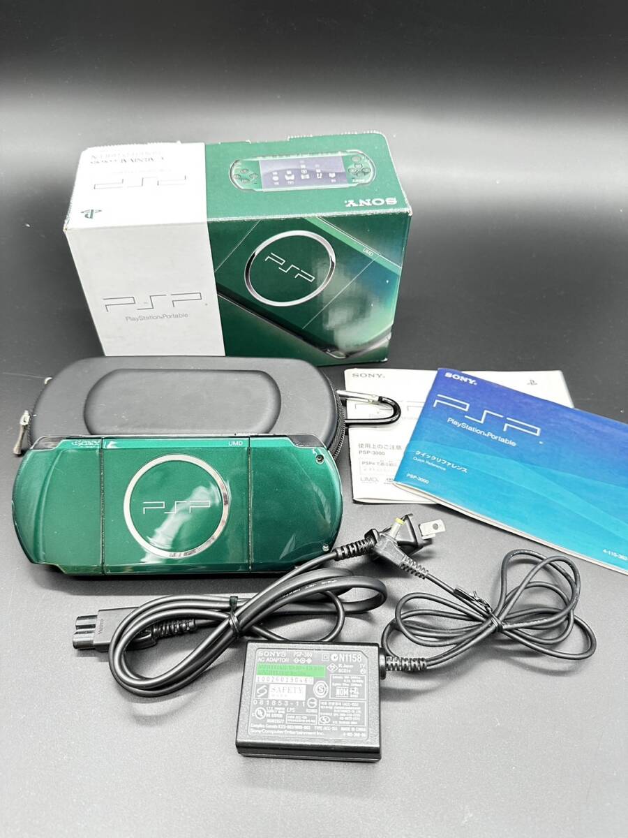 H5621 SONY PSP-3000 本体 SPIRITED GREEN グリーン(PSP3000シリーズ)｜売買されたオークション情報 ...