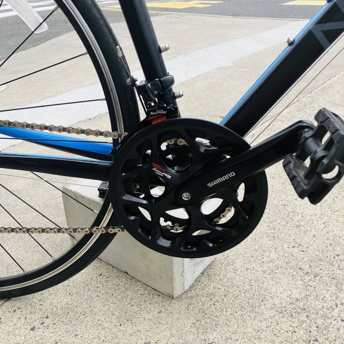 NESTO ネスト ファラド FALAD フレームサイズ500mm 700×25C ロードバイク ブラック ×ブルー NE-18-011 動作 ...