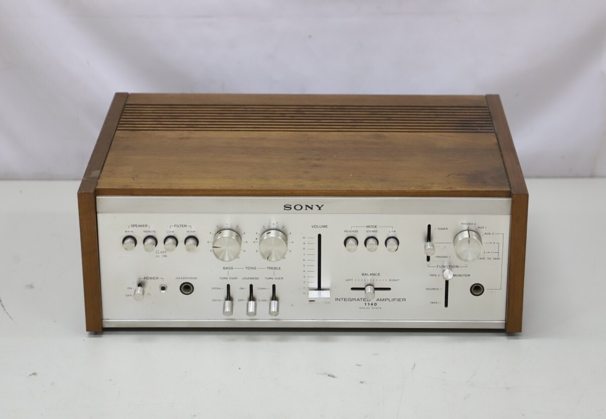 SONY ソニー TA-1140 プリメインアンプ 音出しOK A4349(ソニー)｜売買されたオークション情報、yahooの商品情報を ...