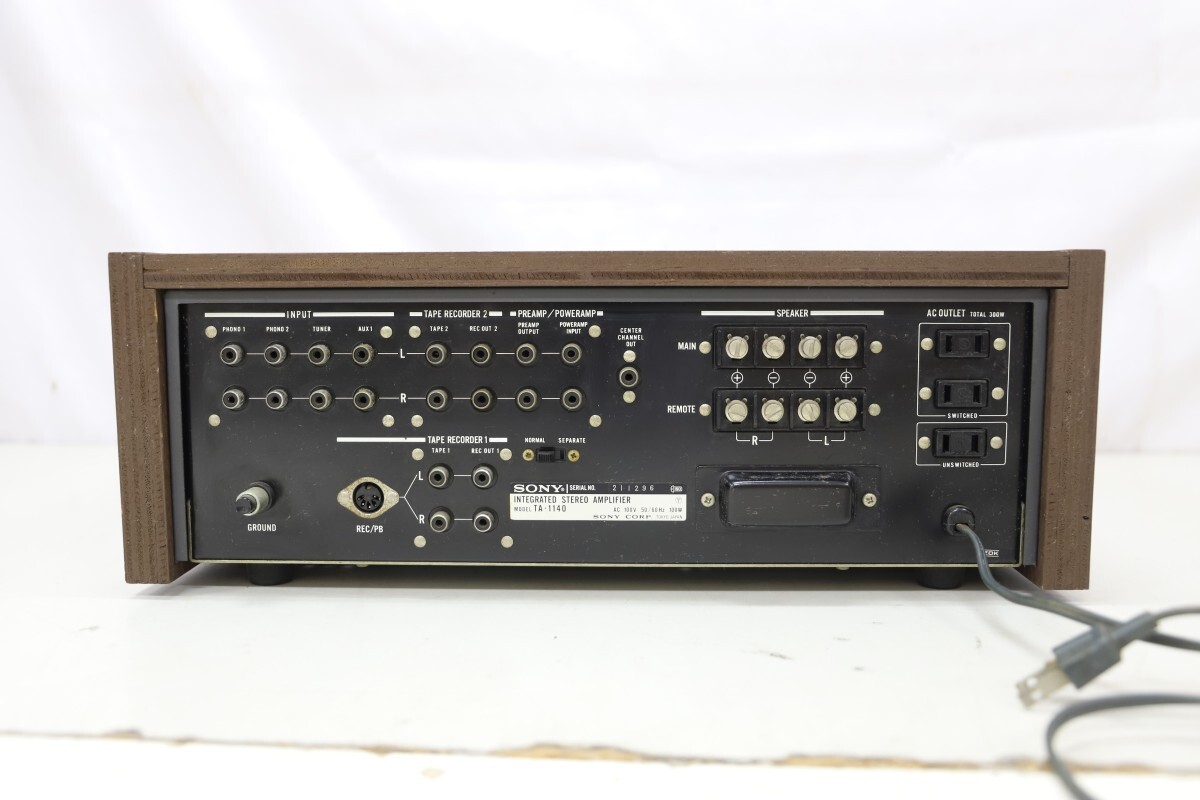 SONY ソニー TA-1140 プリメインアンプ 音出しOK A4349(ソニー)｜売買されたオークション情報、yahooの商品情報を ...
