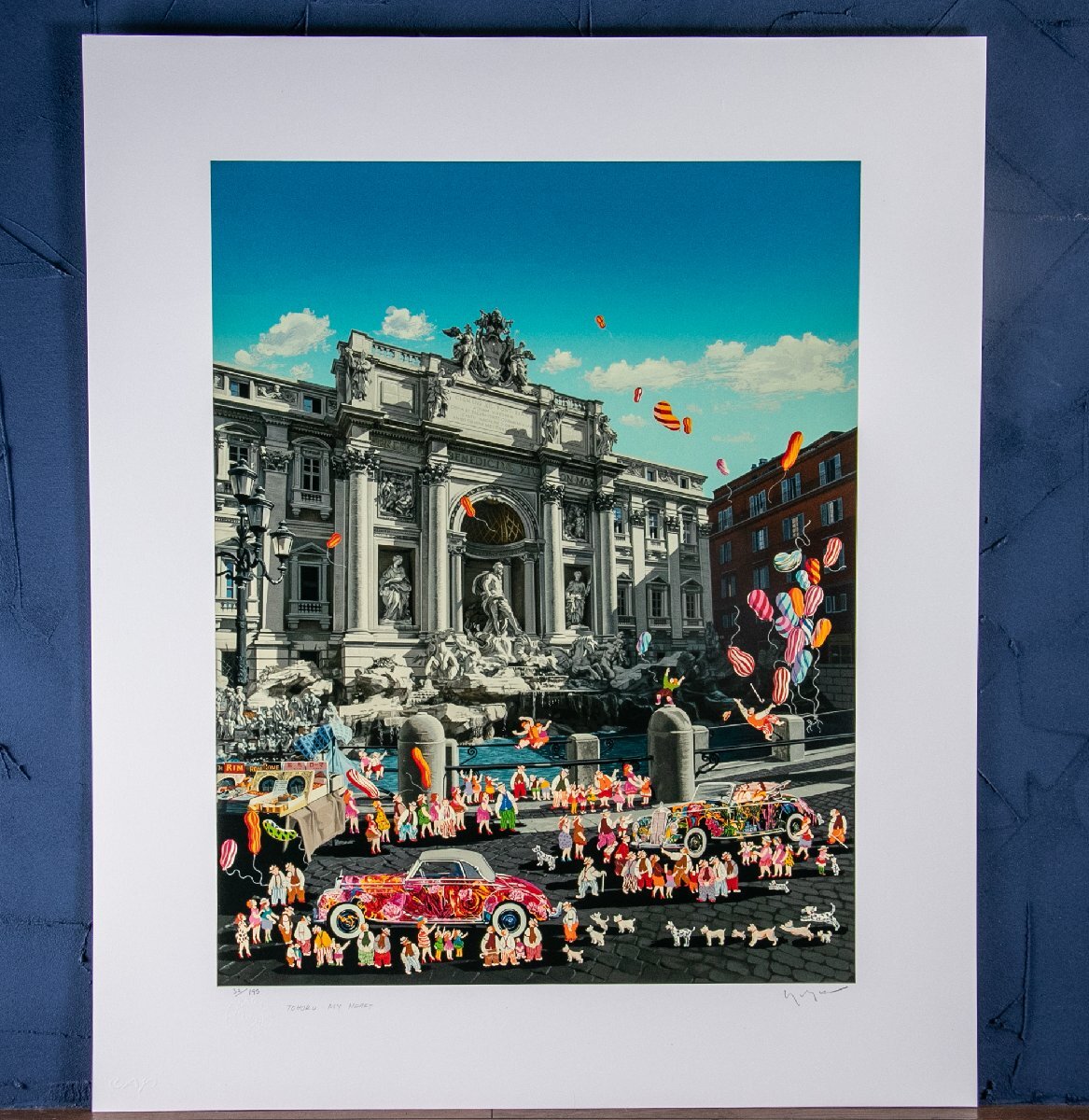 絵画 ヒロ ヤマガタ アースリーパラダイスインローマ シルクスクリーン 32/195 エンボス サイン シート E652 ギャラリー 画廊(シルクスクリーン)｜売買されたオークション情報 ...