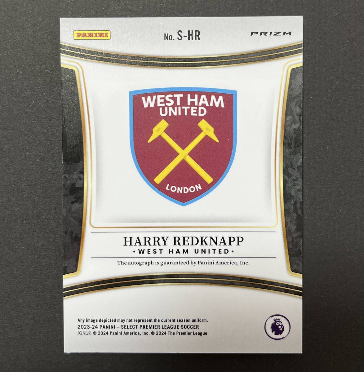 マグホ発送 PANINI Select 23-24 Premier League Harry Redknapp Autograph ...