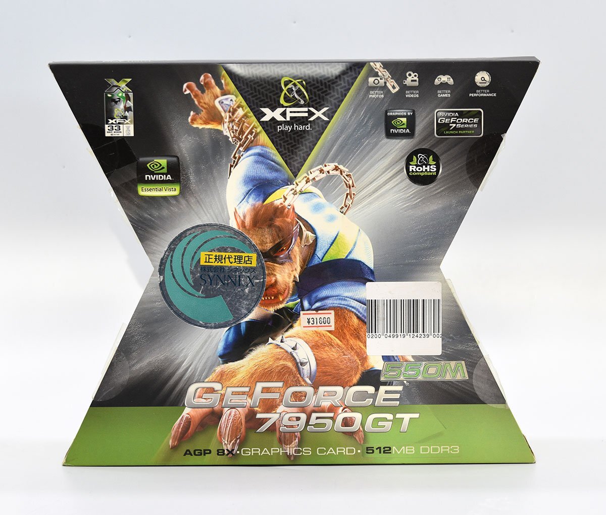 XFX GeFORCE 7950GT 550M 512MB DUAL DVI AGP(AGP)｜売買されたオークション情報、yahooの商品 ...