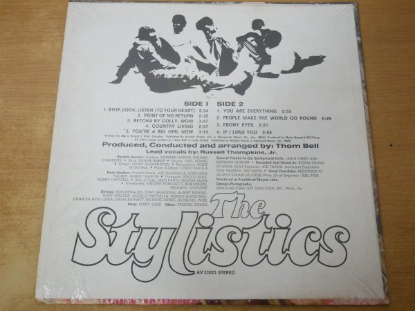 I5-090＜LP/US盤＞スタイリスティックス The Stylistics / AV-33023(R&B、ソウル)｜売買されたオークション ...