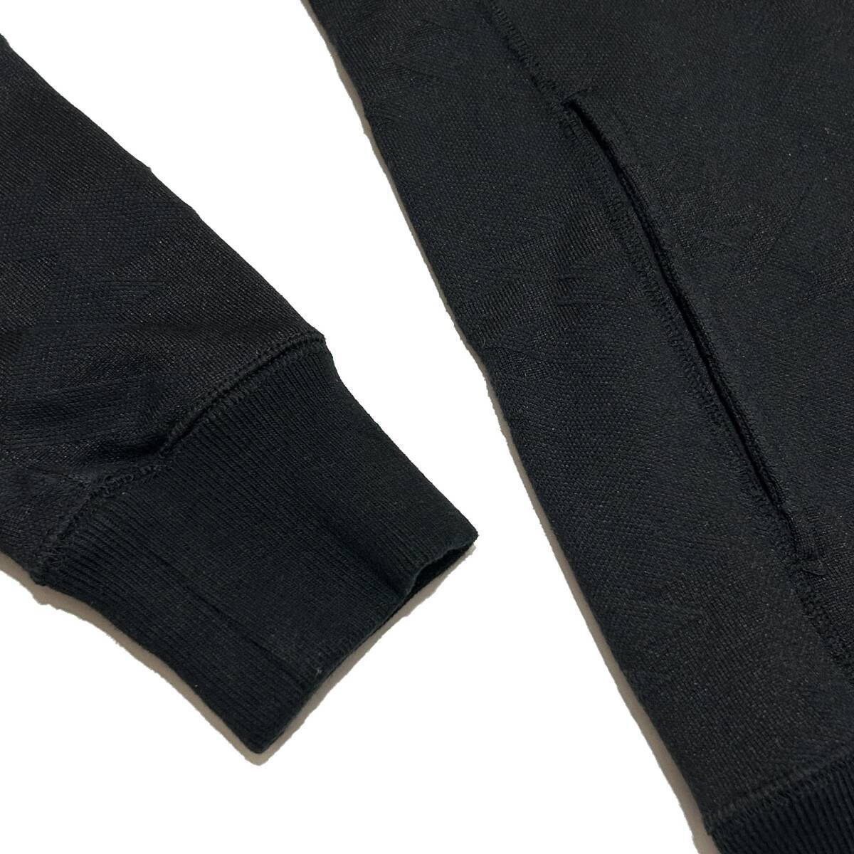 定価7.2万 1piu1uguale3×PENDLETON ORIGINAL NATIVE PATTERN SWEAT ZIP PARKA Ⅲ 黒 スエットジップパーカー wjk akm ...