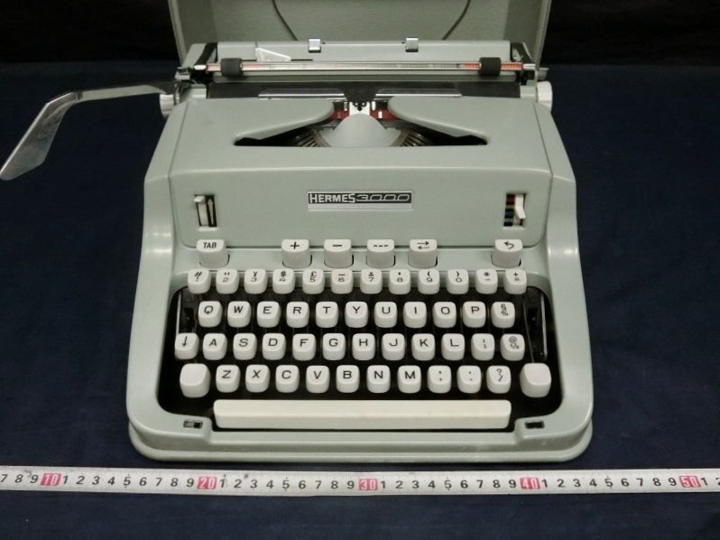 L2702 Paillard パイヤール HERMES 3000 エルメス タイプライター アンティーク カバー付き ビンテージ(タイプライター)｜売買されたオークション情報、yahooの商品 ...