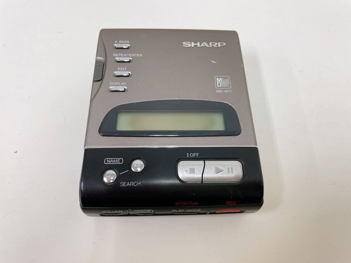 SHARP シャープ ポータブル MDレコーダー MDプレーヤー MD-M11 オーディオ機器/プレイヤー/A610-294(録音、再生)｜売買されたオークション情報、yahooの商品情報を ...