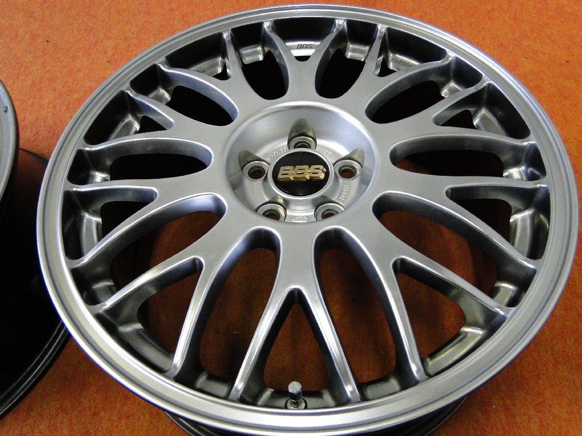品 BBS RG386 STi スバル純正OP FORGED 鍛造 軽量 18×7.5J +55 PCD100/5H 4本 レガシィ ...