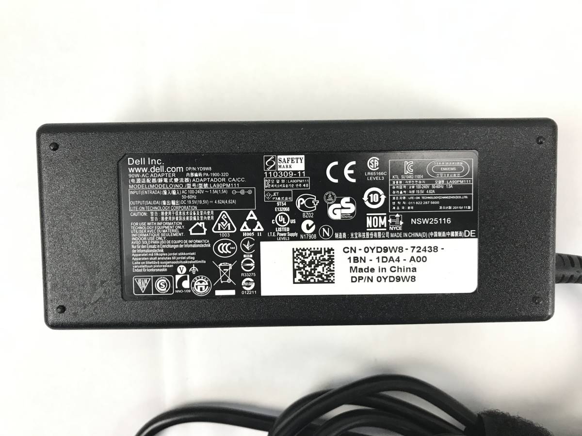 純正 ACアダプタ19.5V 4.62A LA90PM111/PA-1900-32D2/ADP-90LD B/DA90PM111 ...