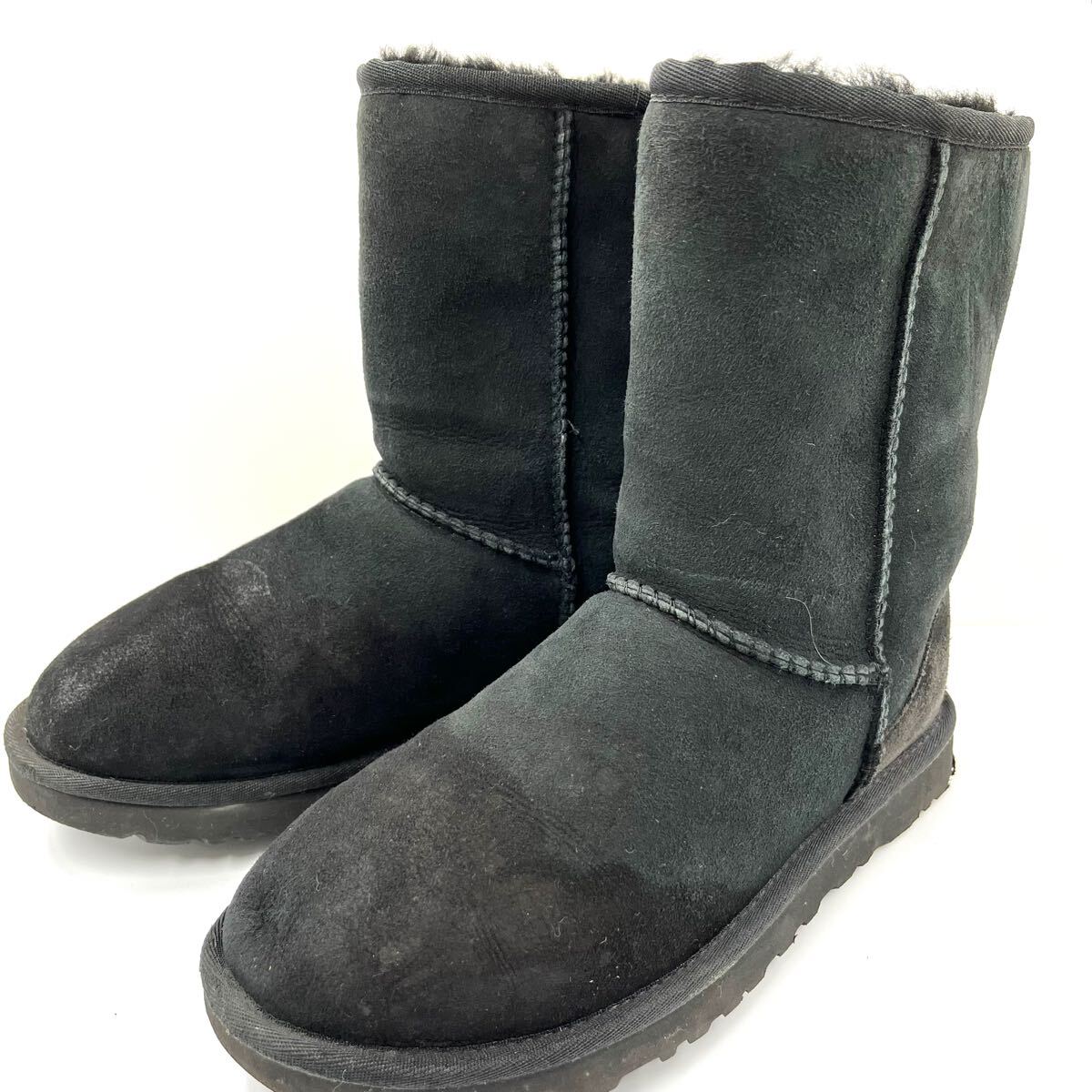 M168 ブーツ UGG アグ ムートンブーツ ムートン ブラック 黒 N5825 サイズ 24.0cm ジャンク品 訳あり(24.0cm)｜売買されたオークション情報、yahooの商品情報を ...