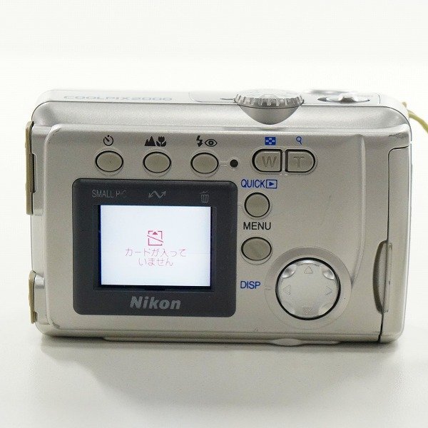 Nikon/ニコン E2000 COOLPIX 2000 クールピクス コンパクトデジタルカメラ 通電確認済み /000(ニコン)｜売買されたオークション情報、yahooの商品情報をアーカイブ ...