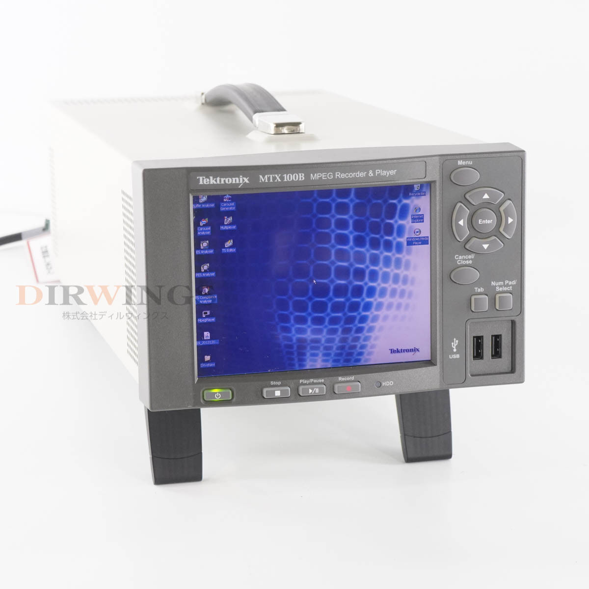 DW 8日保証 3台入荷 MTX100B Tektronix OPT A6 L5 テクトロニクス MPEG Recorder ＆ Player MPEGレコーダー＆プレーヤー 06171 ...