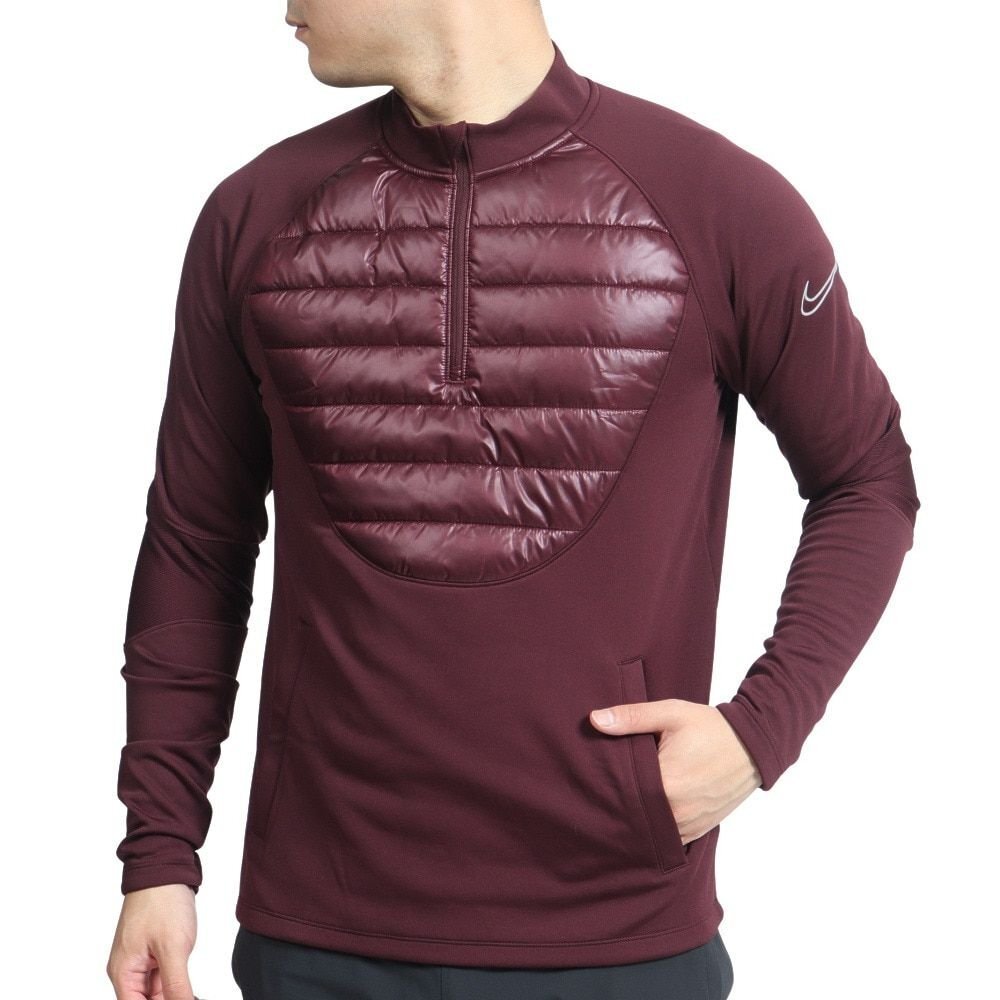 ナイキ NIKE メンズ 保温 中綿 裏起毛 アカデミー ドリルトップ トレーニング 長袖 シャツ Lサイズ DC91696521N-L 三 ...