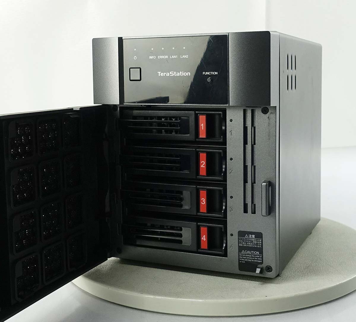 データ無し HDD合計8TB Seagate NAS BUFFALO TeraStation TS3410DN0804 tera テラ ...