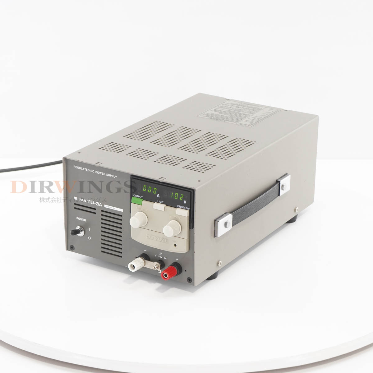 DW 8日保証 PAN110-3A PAN-A KIKUSUI 0-110V 3A 菊水 REGULATED DC POWER SUPPLY 直流安定化電源 DC電源 直流電源 06798 ...