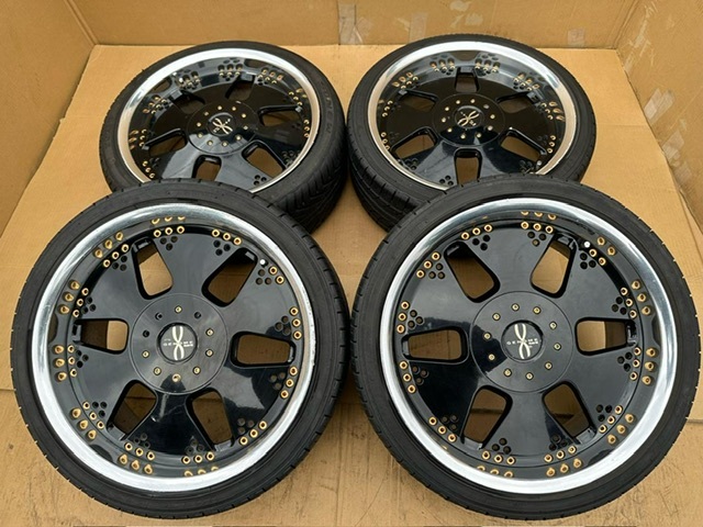 ホイール付タイヤ4本セット RAYS GENOME 18×8J+40 PCD114.3 225/35/18 ホイール付タイヤ4本セット ...