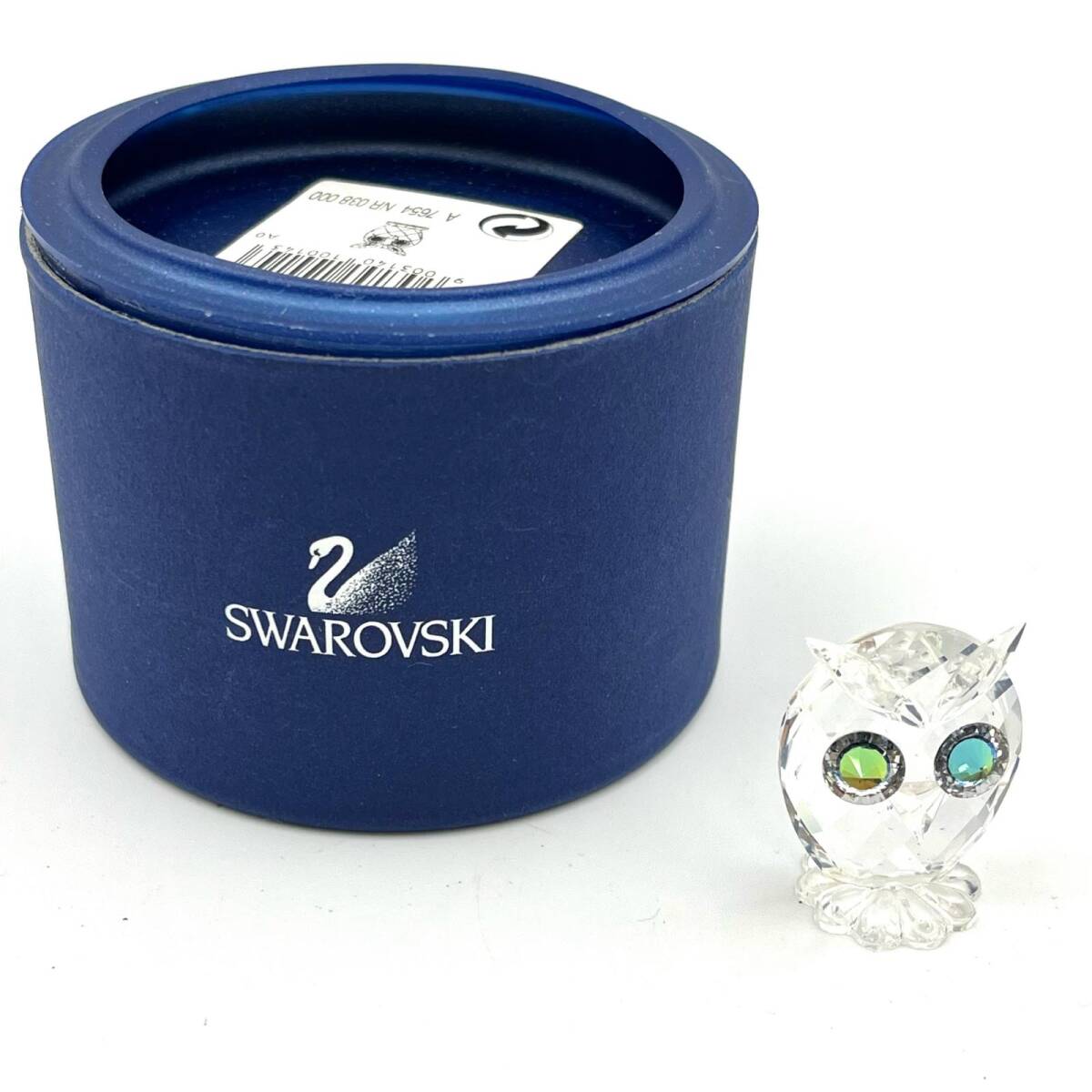P1379 スワロフスキー SWAROVSKI オブジェ フクロウ 置物(雑貨)｜売買されたオークション情報、yahooの商品情報をアーカイブ ...