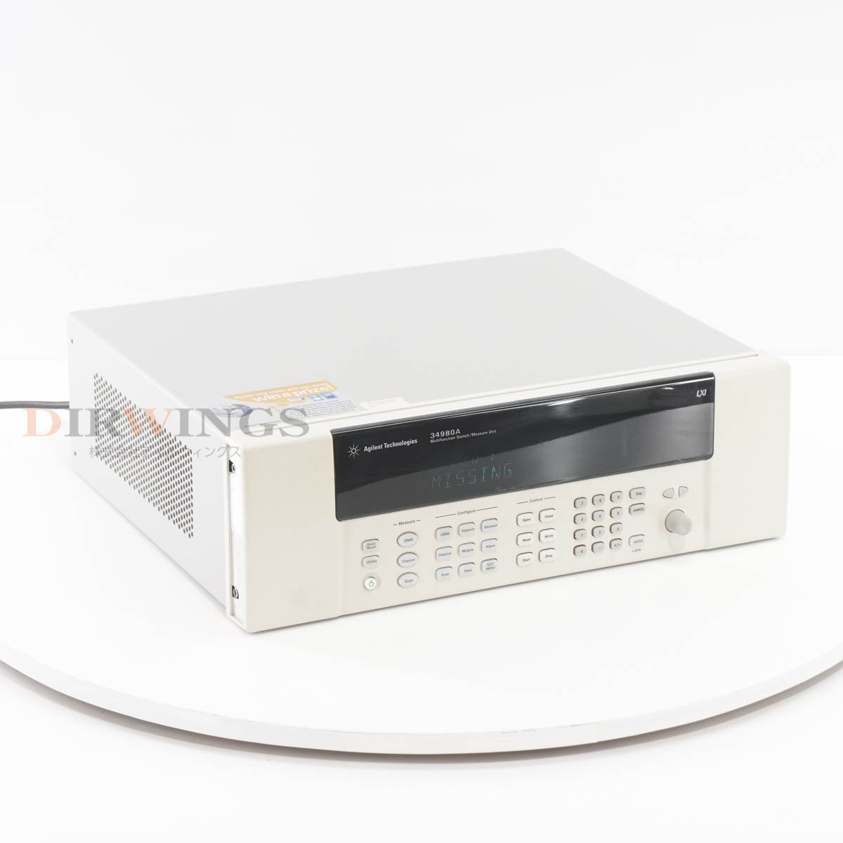 DW 8日保証 34980A LXI Agilent OPT DMM 34945A 34937A hp アジレント Keysight ...
