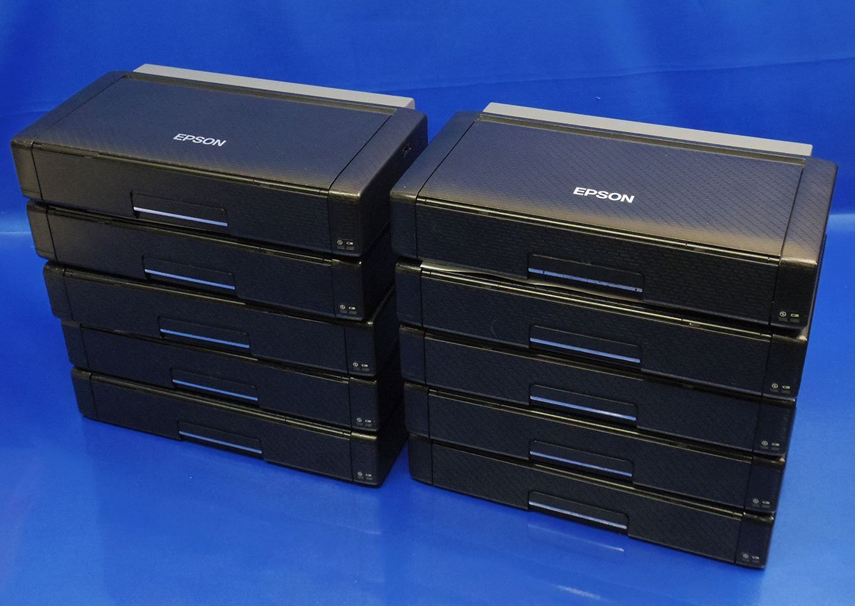 ジャンク扱い 通電確認 10台セット AC付 EPSON モバイルプリンター PX-S06B B582A インクジェットプリンター エプソン ...