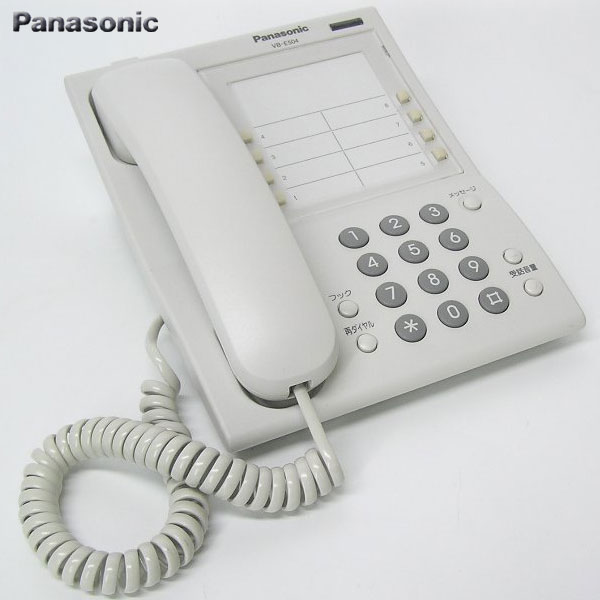 Panasonic 業務用 IP-PBXシステム用電話機 VB-E504(パナソニック)｜売買されたオークション情報、yahooの商品情報をアーカイブ公開 - オークファン（aucfan.com）