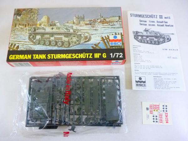 ESCI 1/72 GERMAN TANK STURMGESCHUTZ Ⅲ G #8005 G27(その他)｜売買されたオークション情報 ...