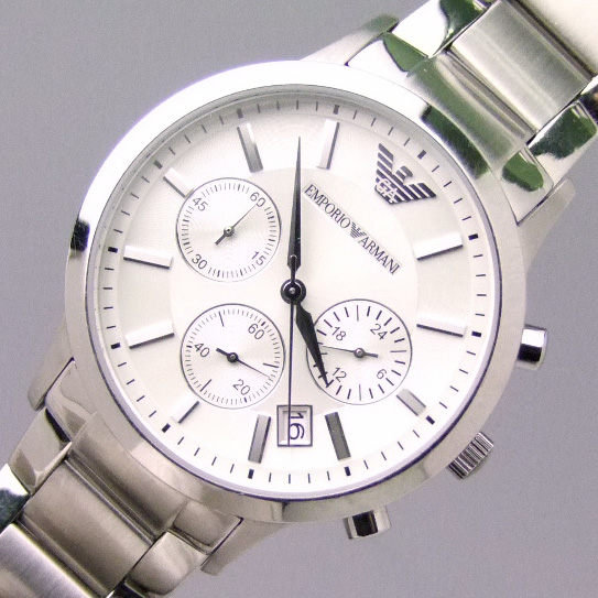 エンポリオアルマーニ AR2459 腕時計 クロノグラフ D25206(アルマーニ)｜売買されたオークション情報、yahooの商品情報を ...