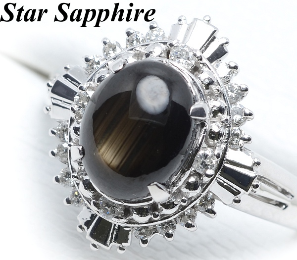 DM 1円 3.08ctブラックスターサファイア&ダイヤ/Pt/R/鑑付(サファイア)｜売買されたオークション情報、yahooの商品情報をアーカイブ公開 - オークファン（aucfan.com）