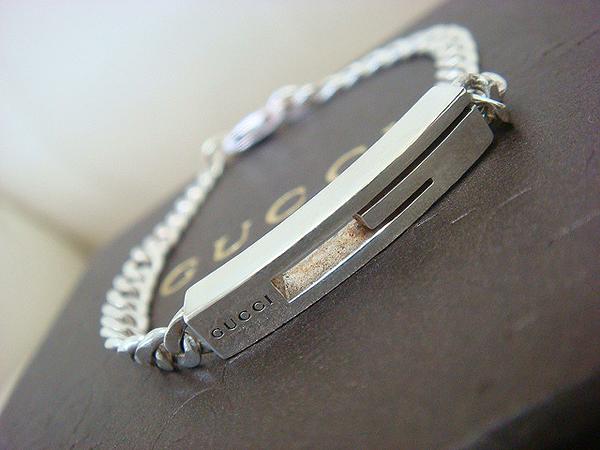 グッチ GUCCI プレート ブレスレット 925 Gロゴ(その他)｜売買されたオークション情報、yahooの商品情報をアーカイブ公開 - オークファン（aucfan.com）
