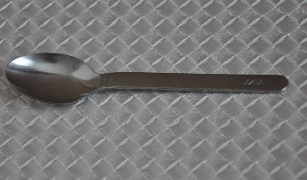 JAL スプーン マーシャン社製 Martian 日本航空カトラリー 機内食用スプーン エアラインカトラリー JAPAN AIRLINES ...