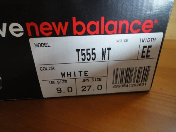 ニューバランス T555 WT 27cm(27.0cm)｜売買されたオークション情報、yahooの商品情報をアーカイブ公開 - オークファン ...