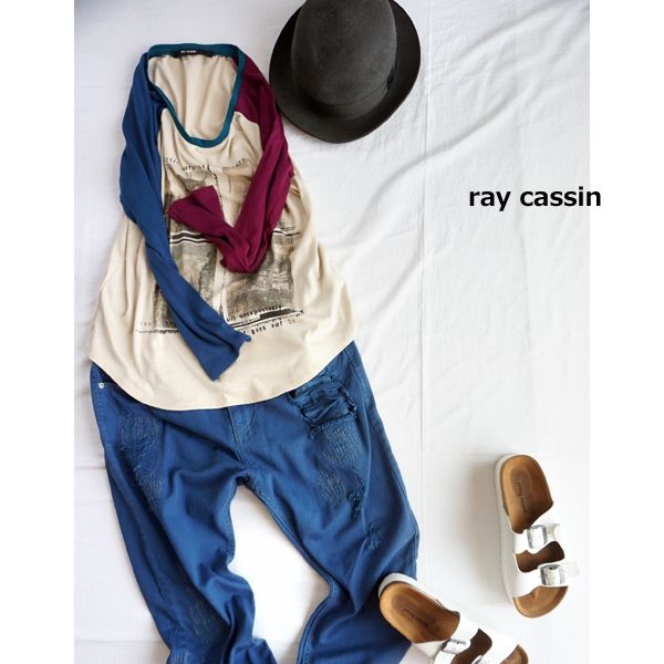 ray cassin デザインラグランTee(半袖カットソー)｜売買されたオークション情報、yahooの商品情報をアーカイブ公開 - オークファン（aucfan.com）