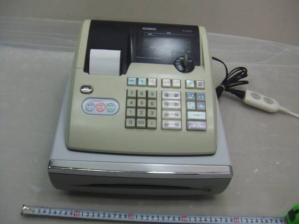 柚825 CASIO カシオ電子レジスター TEM80 レジ 店(レジスタ)｜売買されたオークション情報、yahooの商品情報をアーカイブ公開 - オークファン（aucfan.com）