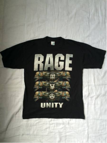 I0335 RAGE レイジ UNITY JAPAN TOUR 2002 バンドTシャツ M(Tシャツ)｜売買されたオークション情報、yahooの商品情報をアーカイブ公開 - オークファン ...