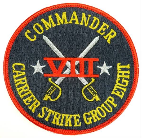 USN CARRIER STRIKE GROUP EIGHT COMMANDER パッチ(部隊章、階級章)｜売買されたオークション情報、yahooの商品情報をアーカイブ公開 - オークファン ...