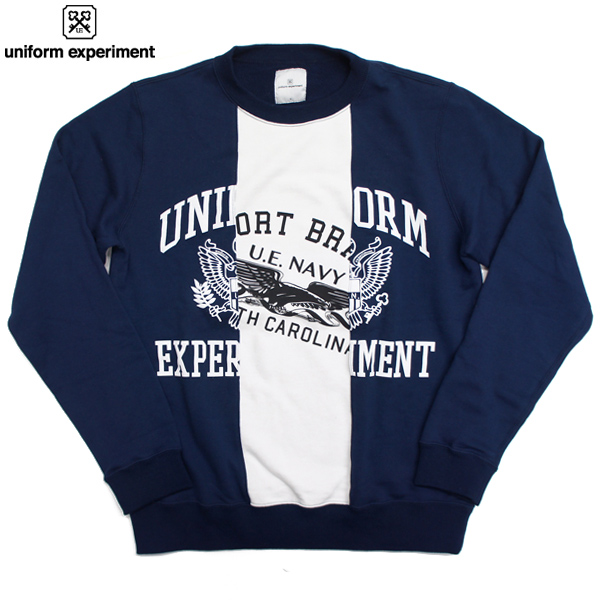 UNIFORM EXPERIMENT CREW SWEAT NAVY 3 S(Mサイズ)｜売買されたオークション情報、yahooの商品情報を ...
