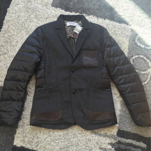 SHAGER メンズdesigner'sダウン テーラード ジャケットL黒(Lサイズ)｜売買されたオークション情報、yahooの商品情報を ...
